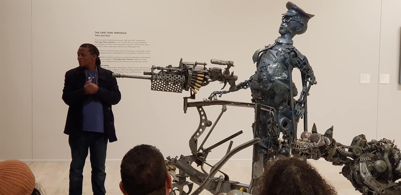 Willie Bester’s “For those left behind” artwork at the Rupert Museum ...